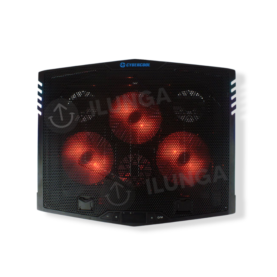 COOLER GAMER PARA LAPTOP CYBERCOOL HA-K7 RGB DISPLAY
